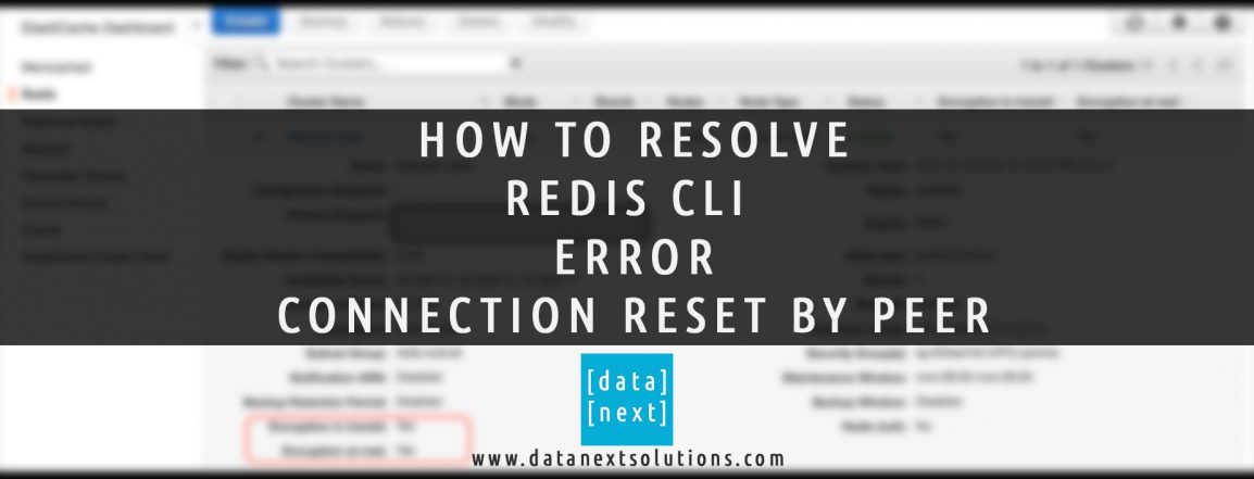 How to Fix Redis CLI Error Connection Reset by Peer | DataNext Solutions