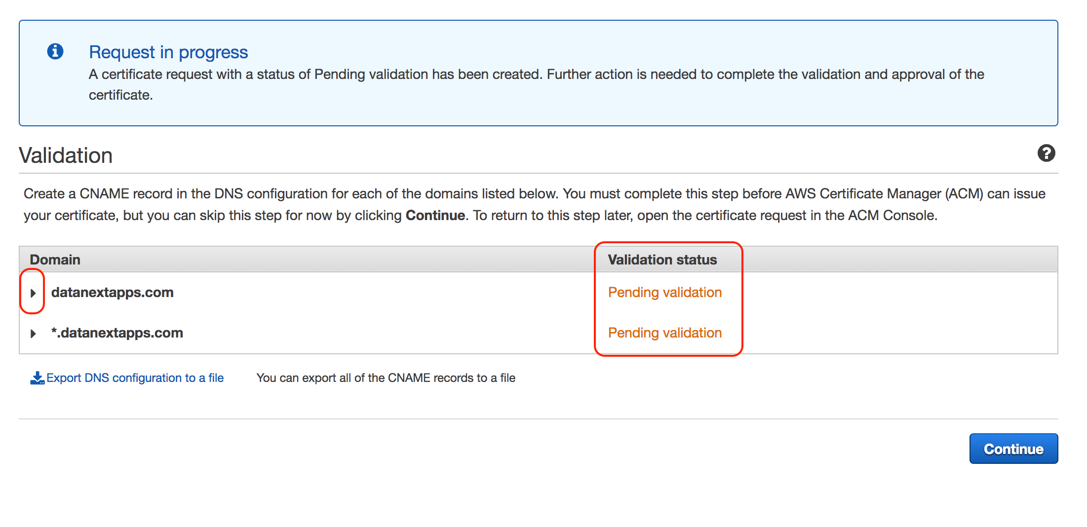 Generate SSL Certificates using AWS ACM | DataNext Solutions Generate SSL Certificates using AWS ACM | DataNext Solutions