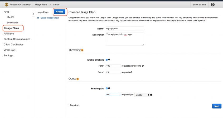 Protect Aws Api Gateway Endpoints Using Api Keys Datanext Solutions 8623
